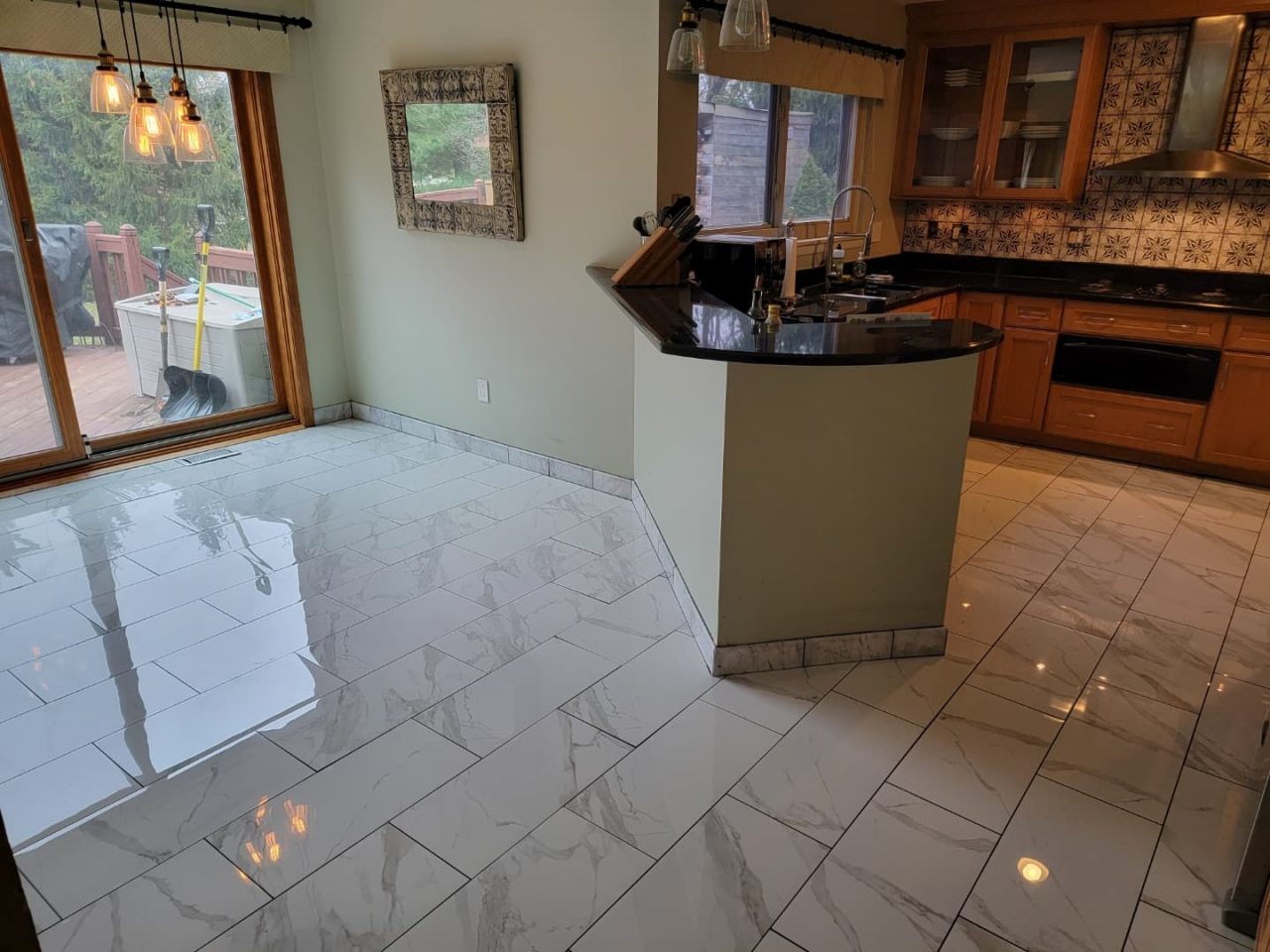 Gallery - Before & After Photos - Custom Tile, Masonry & Cement